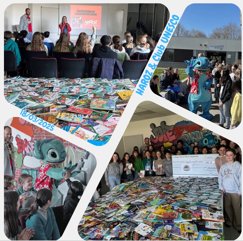 Nouvelle action du club Unesco - Collège Pierre-Olivier Malherbe